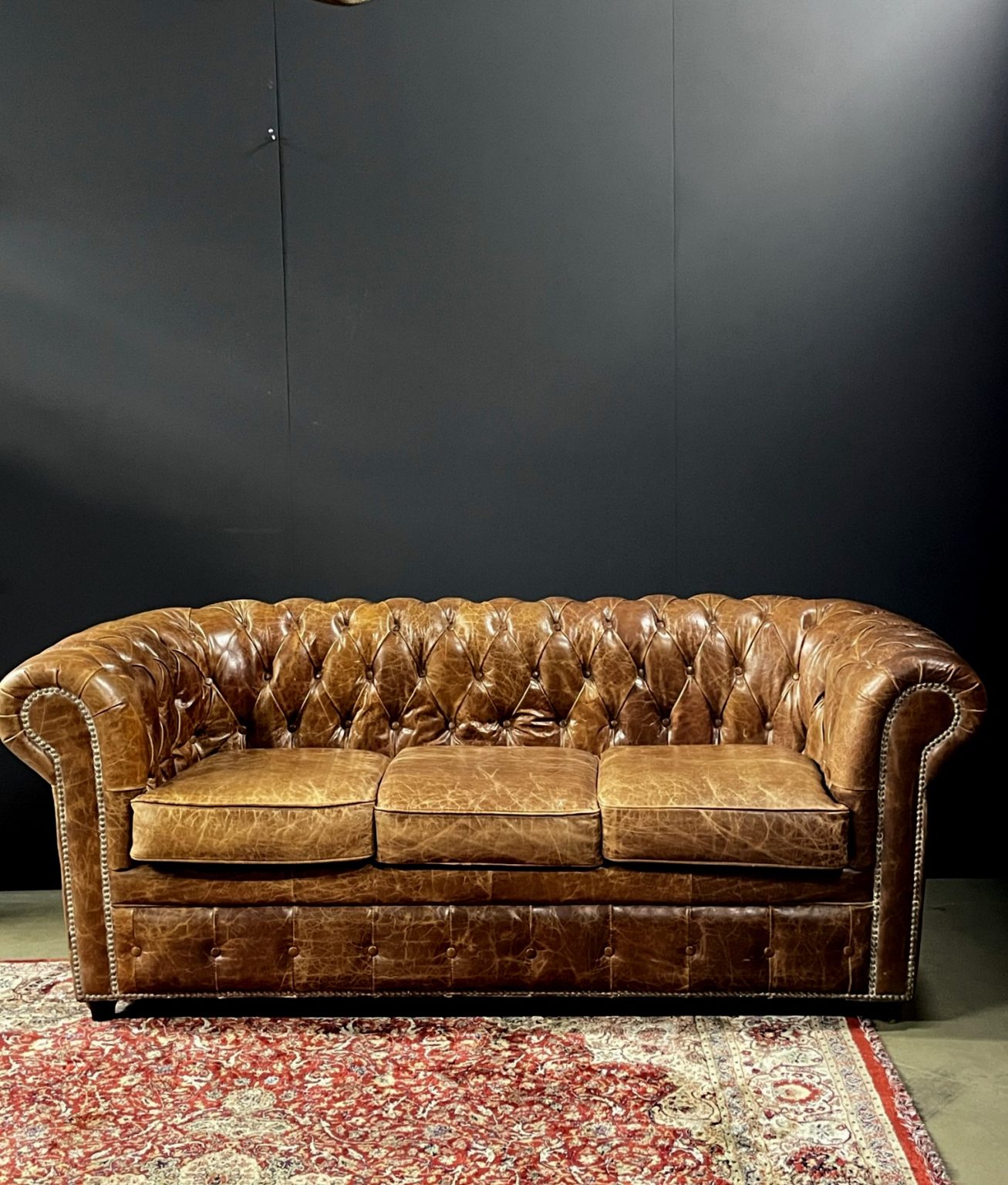 Vintage lederen Chesterfield bank - BEAST Interiors