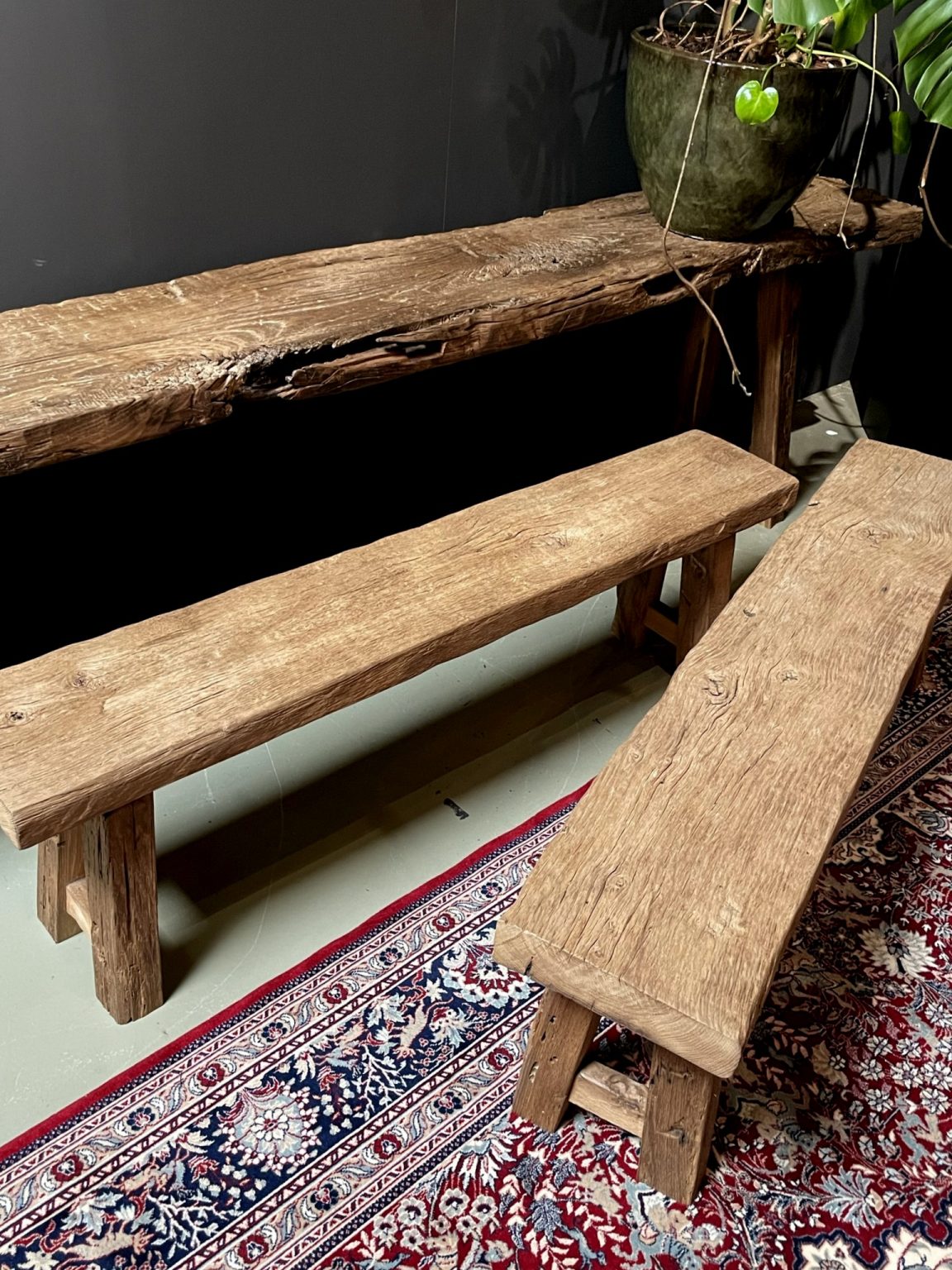 Bench from 200 years old oak - BEAST Interiors