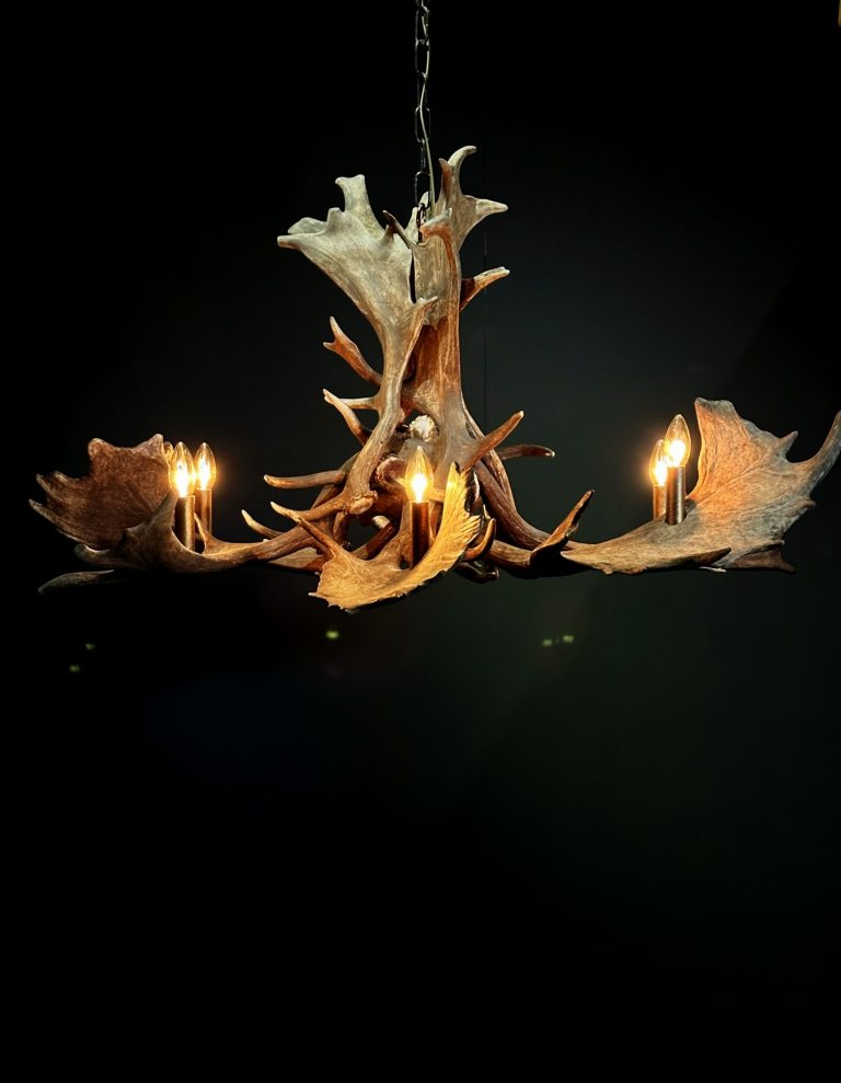 Antler chandelier made of fallow deer antlers - BEAST Interiors