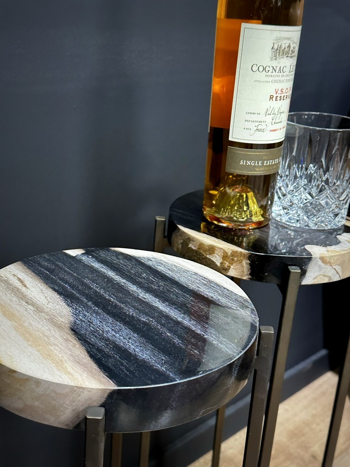 Seventies Round Drink Table. - BEAST Interiors