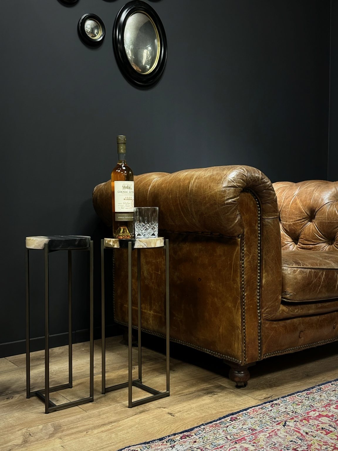 Seventies Round Drink Table. - BEAST Interiors