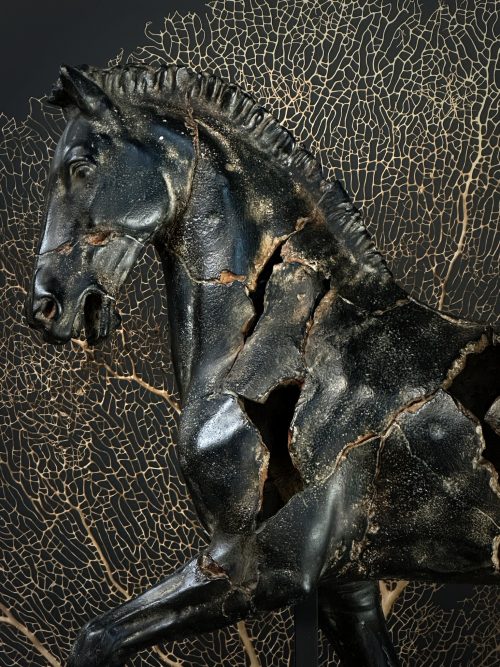 Replica marble horse - BEAST Interiors