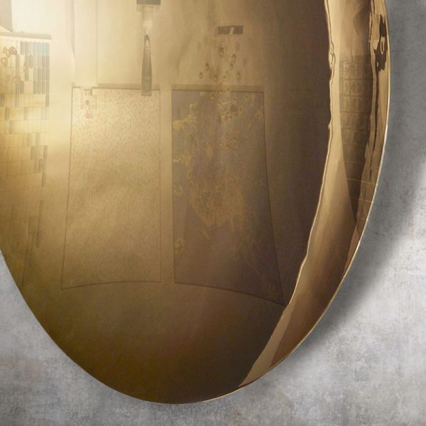GOLDEN PARABOLIC MIRROR- CONCAVE - BEAST Interiors