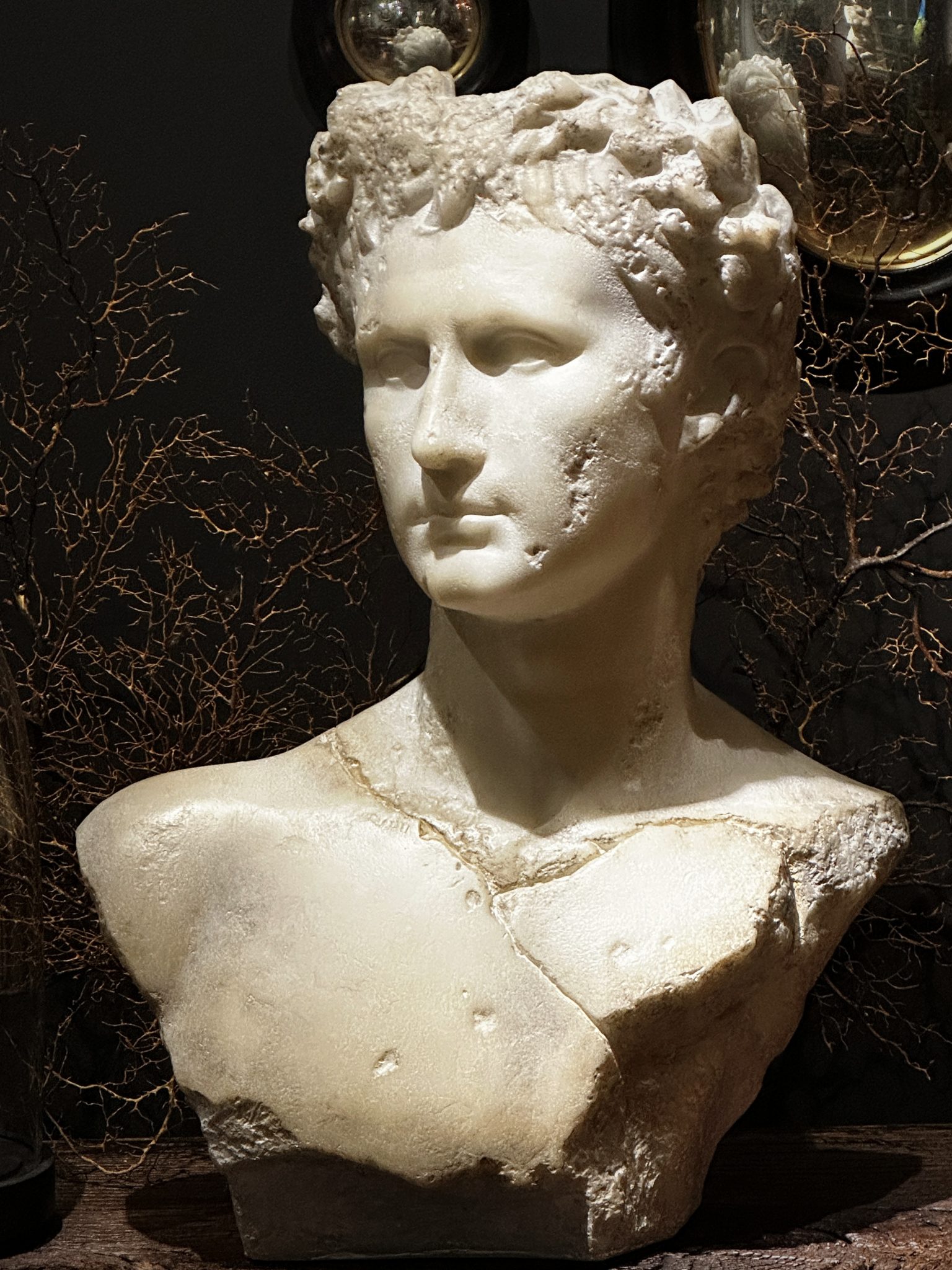 Emperor Augustus - Roman Louvre. Marble replica - BEAST Interiors