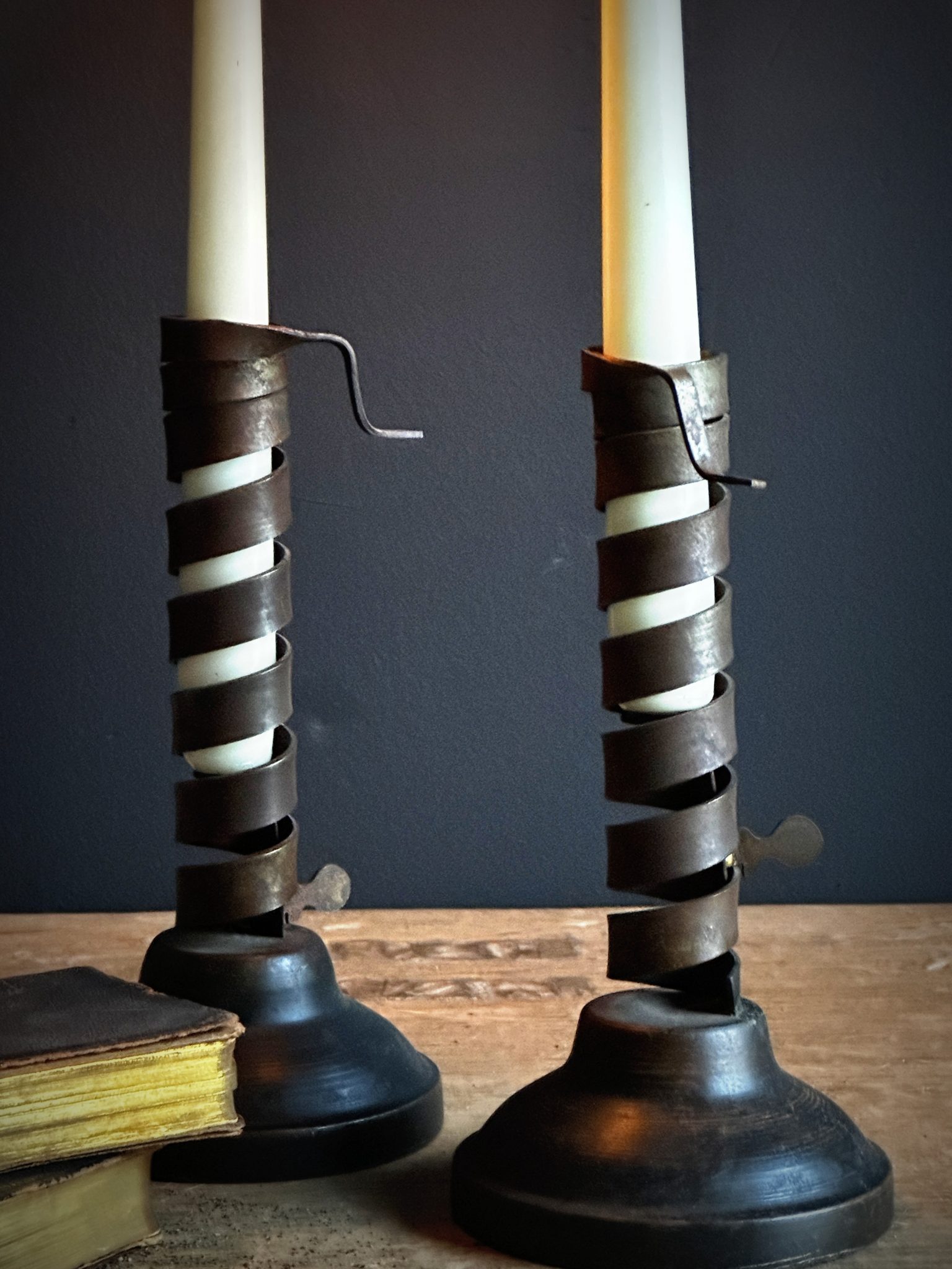 Set of 2 Twisted Candle holders - BEAST Interiors