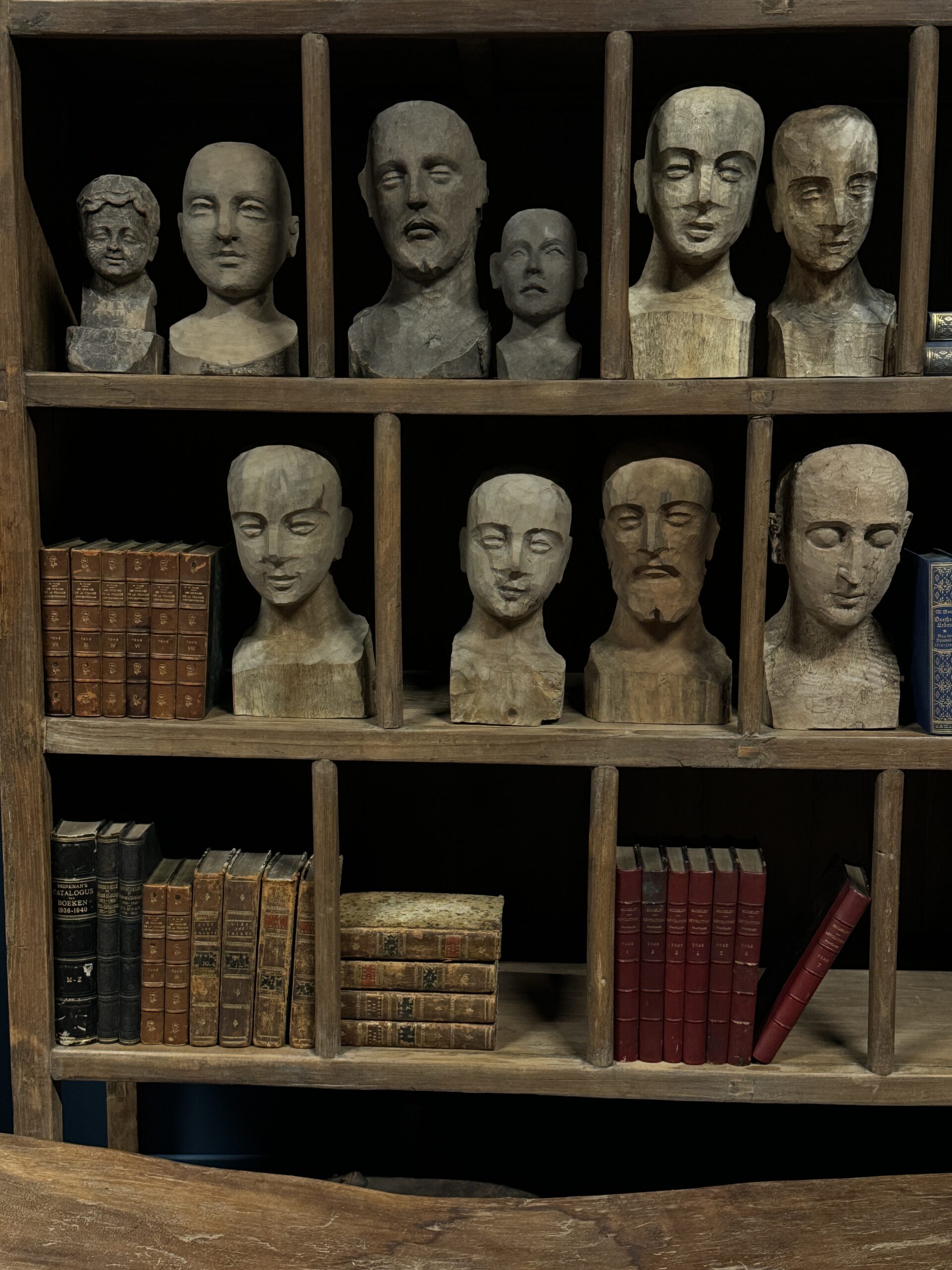 Vintage wooden heads. - BEAST Interiors