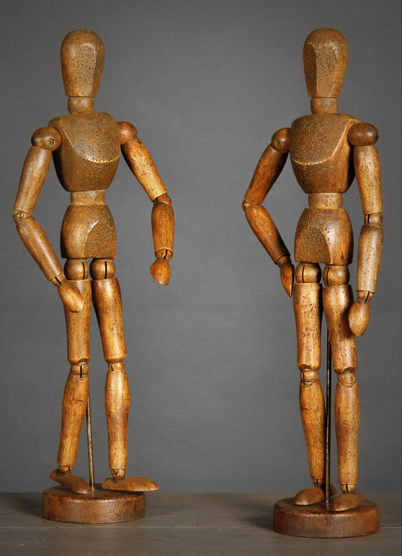 Articulated Wood Dummy (Set of 2) - BEAST Interiors